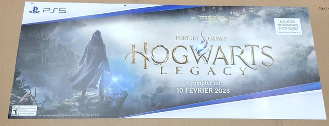 HOGWARTS LEGACY BANNER PS5 Promo Videos Games Store Display Harry ...