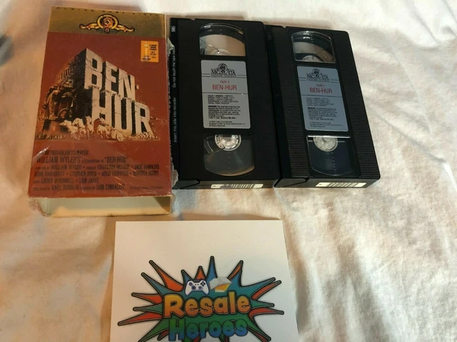 BEN-HUR BOX SET 1987 - Cassette Tape VHS Movie $17.06 - PicClick CA