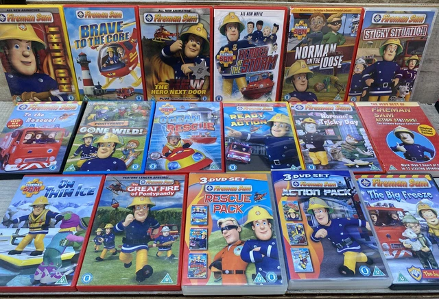 FIREMAN SAM 20 DVD Normans Tricky Day Let it Snow Action Stations Grt Fire 1244m £29.99 ...