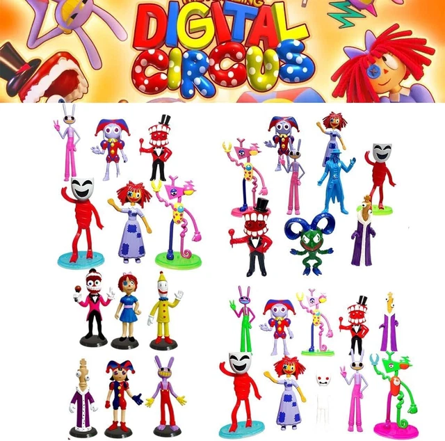 FUNNY THE AMAZING Digital Circus Figures Sets Toys Model Cake Toppers ...