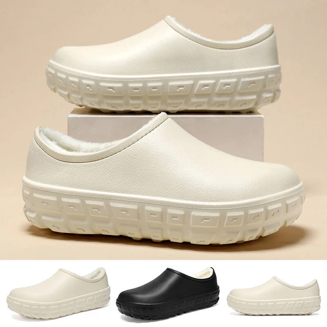 MEN WOMEN CHEF Shoes Plush Lining Waterproof Shoes EVA Soft Cotton ...