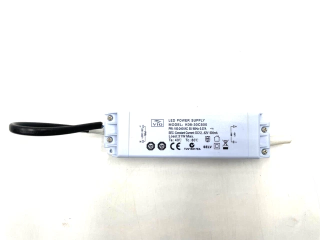 VIG POWER LED Power Supply Trafo K08-30C500 500mA 31W Messe EUR 24,90 - PicClick DE