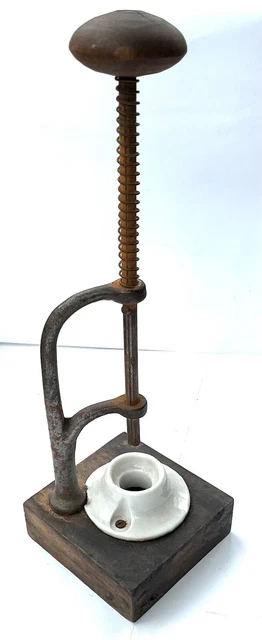 ANCIEN DÉNOYAUTEUR Old Stone Piller Alter Steinpiller Vecchio Pilastro ...