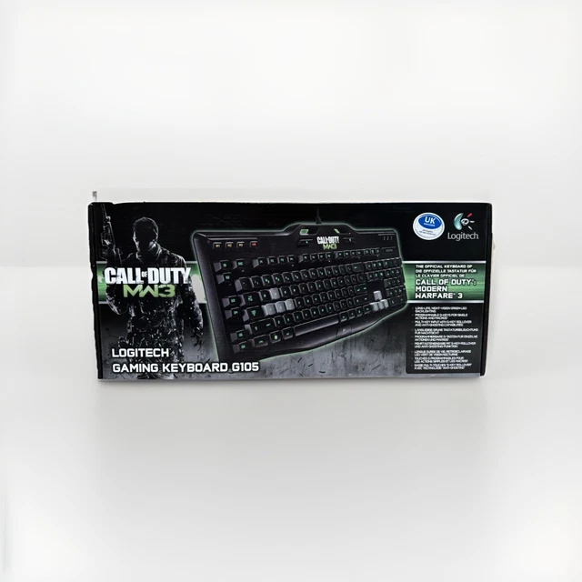 LOGITECH G105 USB Gaming Keyboard Call Of Duty MW3 Collectors Edition £ ...