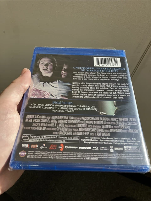 DARKNESS: SHOUT LIMITED Edition (2002) (Blu-Ray) ANNA PAQUIN, LENA OLIN ...