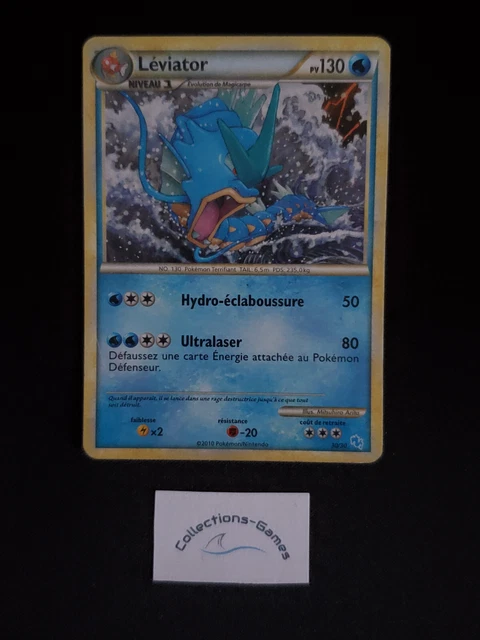 CARTE POKÉMON LÉVIATOR 30/30 - Promo - HGSS Trainer Kit Léviator - FR ...