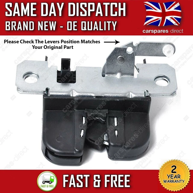 VW POLO MK4, Golf Mk4, Caddy Mk3, Bora Tailgate Boot Lock Latch Catch ...