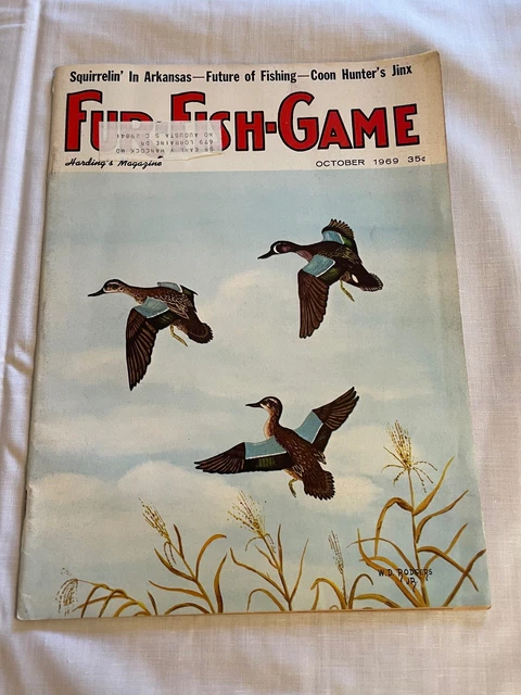 FUR FISH GAME Magazine October 1969 Hunting Fishing Outdoors Hardy's £ ...