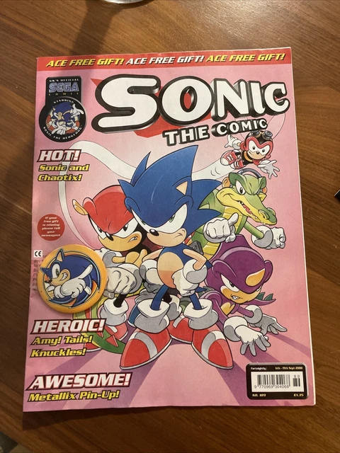 SONIC THE COMIC Fleetway Issue 189 Rare Free Gift £19.95 - PicClick UK