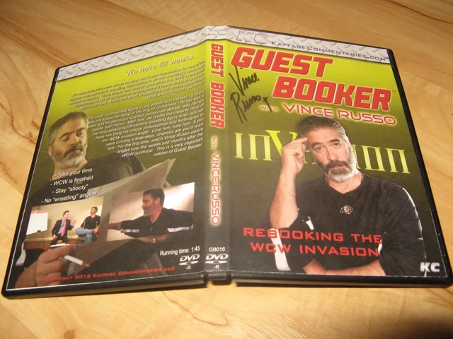 WRESTLING SHOOT INTERVIEW DVD Vince Russo Guest Booker signed ECW WWE ...