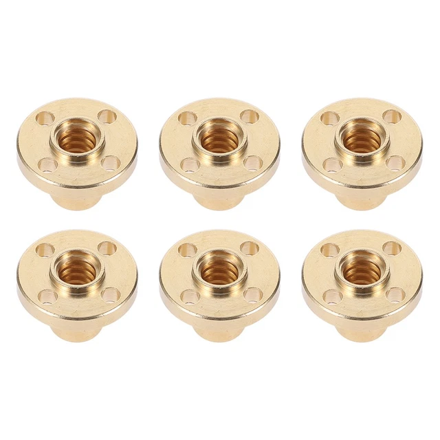 6PCS COPPER NUT Trapezoidal Screw Nut for Printer Applications $23.75 ...