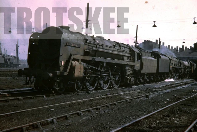 35MM SLIDE BR British Railway Steam Loco 70018 Flying Dutchman ...