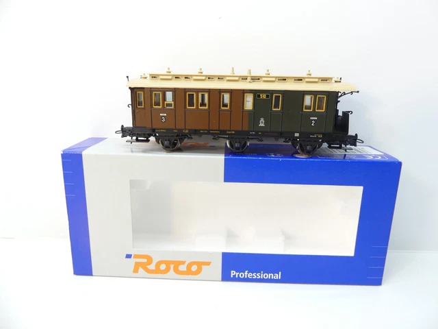 ROCO H0 45570 Personenwagen 2./3.Kl., KPEV, DC, NEM, NEU in OVP #49260 ...
