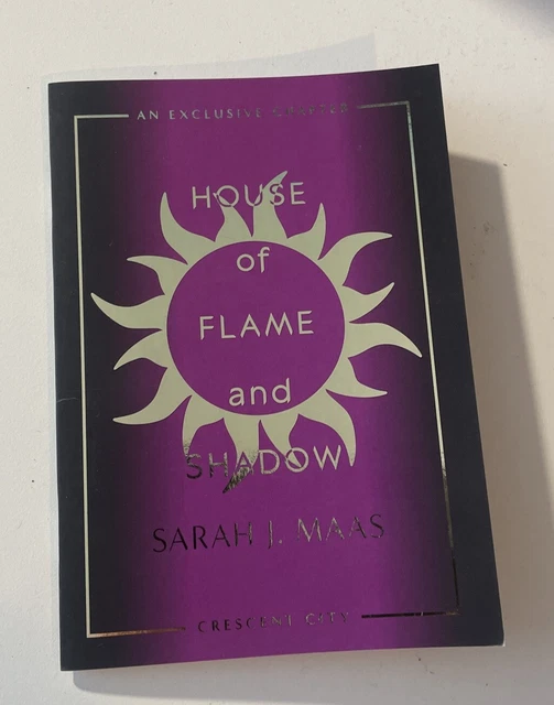HOUSE OF FLAME And Shadow By Sarah J. Maas Booklet Ember & Randall ...