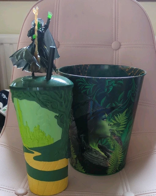 *NEW* ODEON WICKED For Good Elphaba Cup & Popcorn Bucket Tin - Cynthia ...