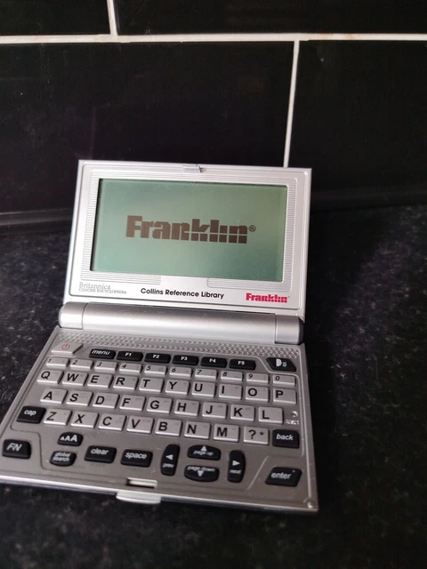 FRANKLIN COLLINS DMQ-2110 Talking Encyclopedia Dictionary Crossword ...