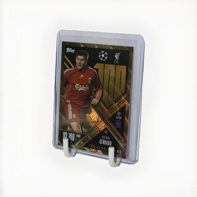 TOPPS MATCH ATTAX EXTRA 2024/25 2025 Steven Gerrard Liverpool 100 Club ...