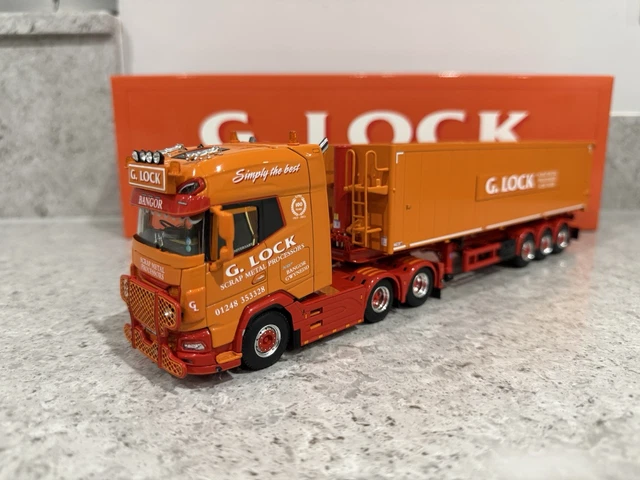 WSI - DAF XG+ 6x2 w/3-Axle Tipper - G.Lock, N.Wales - 02-3620 - 1:50 ...