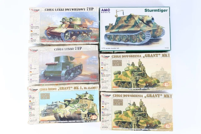 MIRAGE & AMC 1:72 Scale Selection of Military Vehicle Kits x6 £25.01 ...