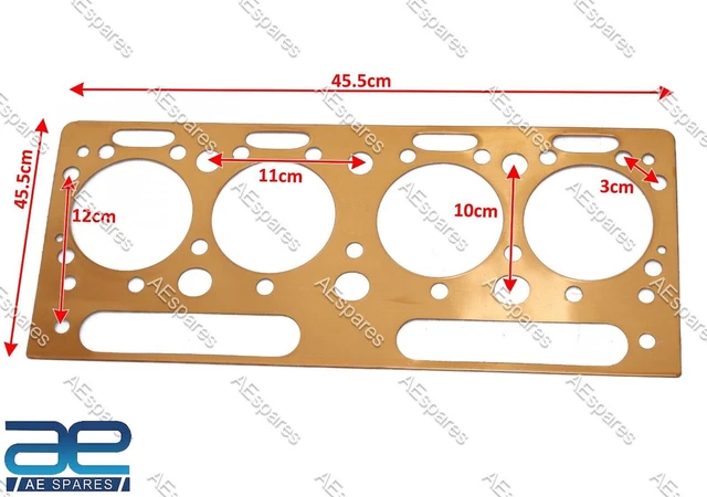 CULASSE JOINT POUR Perkins P4 Moteur Nuffield DM3-DM4 Tracteurs Camions ...
