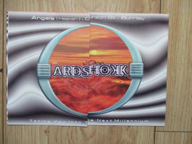 CLUB ARDSHOKK JUNE/JULY/AUG 97 @ Angels Burnley A5 Rave Flyer £2.49 ...
