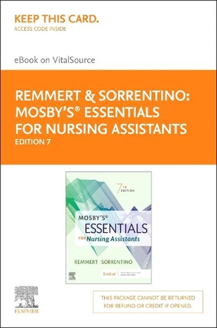 MOSBY'S ESSENTIALS FOR Nursing Assistants - Elsevier eBook on ... MOSBY'S ESSENTIALS FOR Nursing Assistants - Elsevier eBook on ...