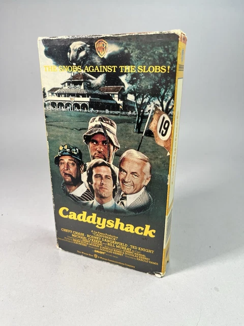 CADDYSHACK MOVIE VHS Tape Chevy Chase, Rodney Dangerfield Ted Knight ...