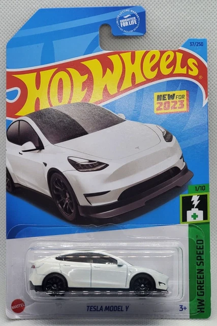 2023 HOT WHEELS blanc Tesla modèle Y HW vitesse verte #37 EUR 3,30 ...