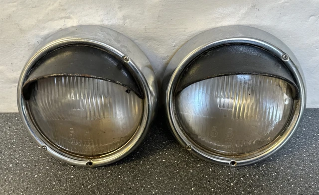 RARE VINTAGE HELLA Hooded/ Front Light / Spot Lights/ Fog Light ...