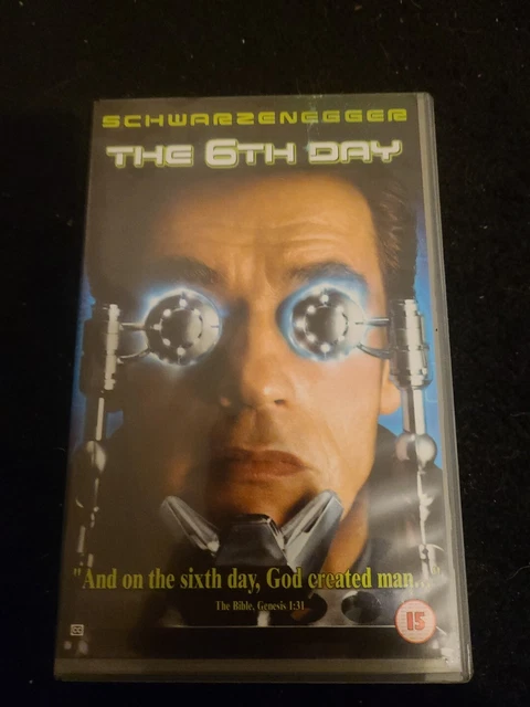 THE 6TH DAY Big Box Ex Rental Vhs Tape Starring Arnold Schwarzenegger £ ...