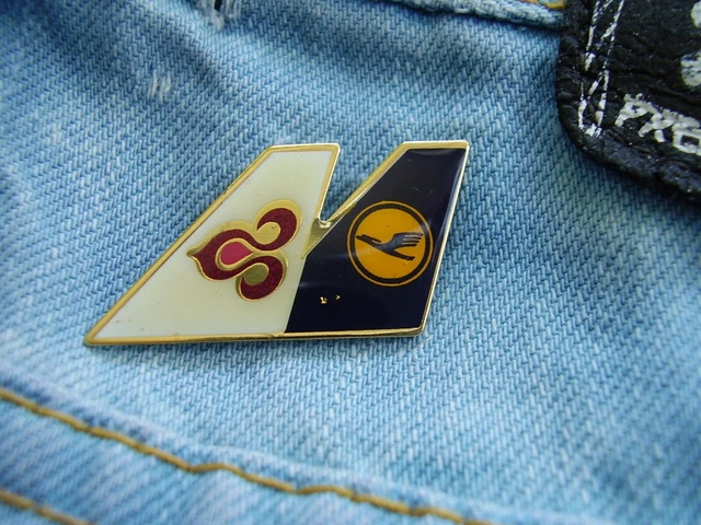 PIN LUFTHANSA THAI Airways Fluggesellschaft Thailand Kooperations-Pin ...