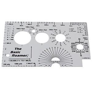 THE BASIC MAP Roamer 5 Rally Navigating Black on White £9.74 - PicClick UK