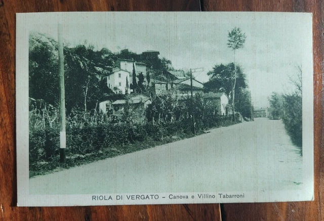 CARTOLINA - RIOLA di VERGATO ( Bo ) CANOVA e VILLINO TABARRONI - non ...