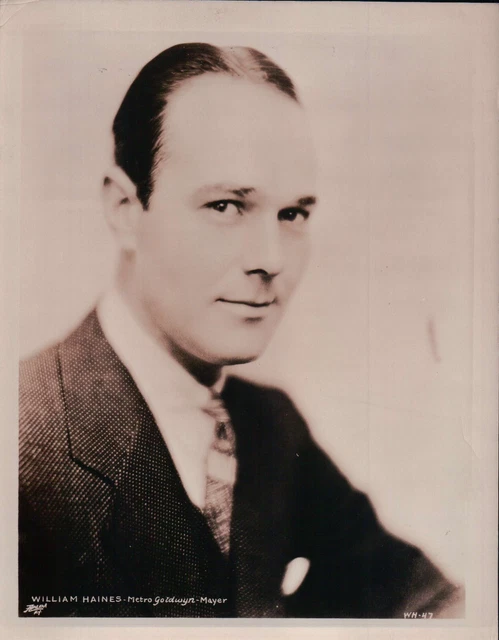 VINTAGE 8X10 FOTO William Haines Actor Interior Diseñador Gay Icon EUR ...