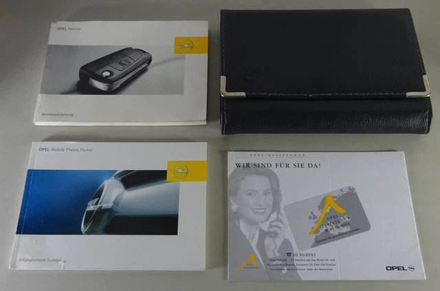 BORDMAPPE + BETRIEBSANLEITUNG / Handbuch Opel Meriva A Stand 01/2008 ...