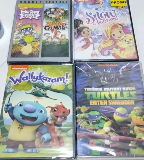 LOT DE FILMS DVD Nickelodeon Nick Jr. enfants rats TMNT Wallykazam ...