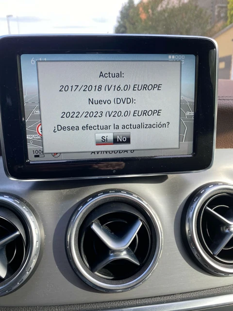 MERCEDES COMAND NTG 4.5/ 4.7 V20 2022 2023 Actualización Update Karte ...
