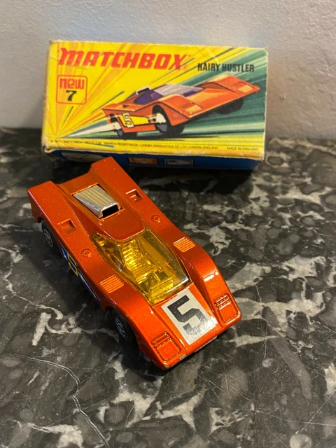 MATCHBOX SUPERFAST 7 Hairy Hustler bronze Original Box EUR 29,90 ...