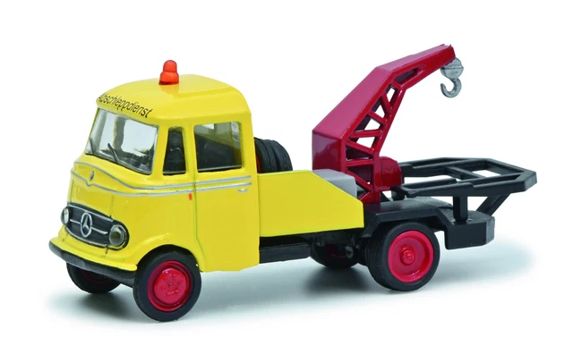 SCHUCO 452668200 MERCEDES Benz L319 Abschleppwagen HO 1:87 NEU EUR 10 ...