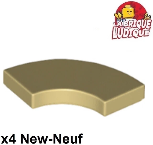 LEGO 4X TILE Round Smooth Plate Corner Macaroni 2x2 Beige/Tan 27925 NEW ...