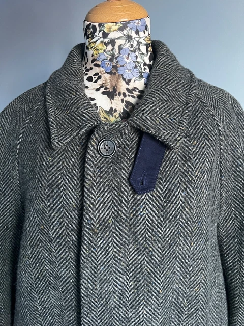 MAGEE 1866 MEN’S Donegal Tweed Corrib Overcoat Size 46” £435.12 ...