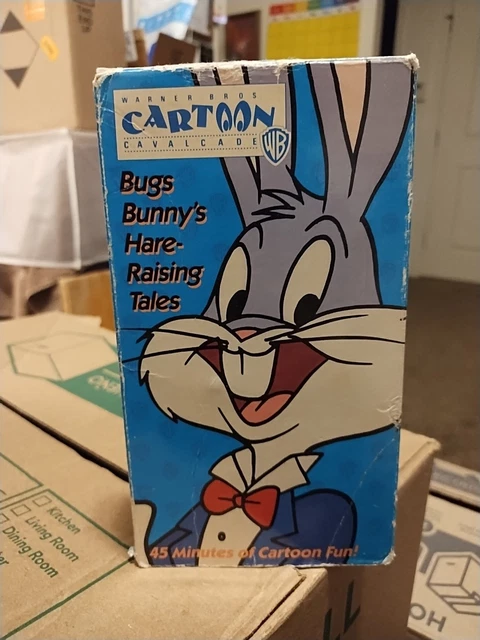 VINTAGE VHS WARNER Bros Cartoon Cavalcade Bugs Bunny's Hare-Raising ...