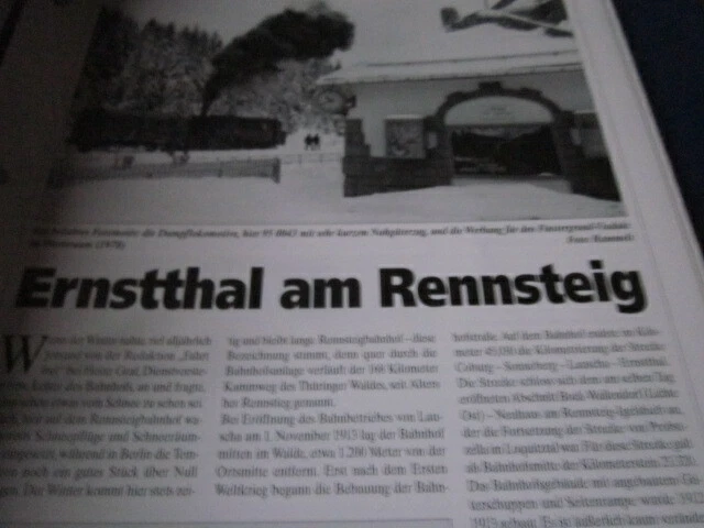 BAHNHOF MIT GLEISPLAN Ernstthal am Rennsteig Thüringen 4S EUR 4,99 ...