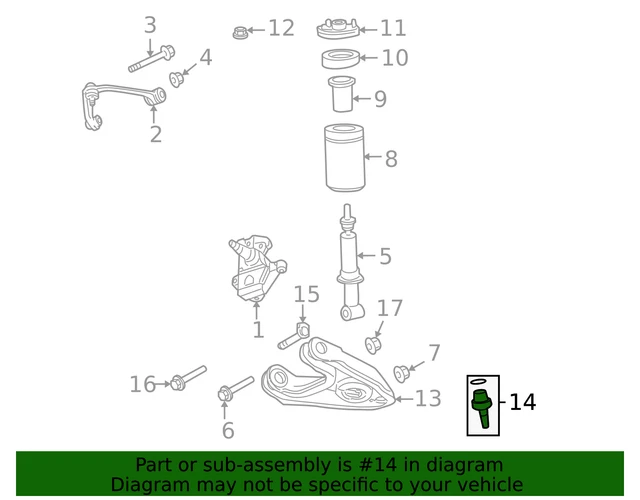 GENUINE FORD BALL Joint 2L1Z-3050-A $89.51 - PicClick CA