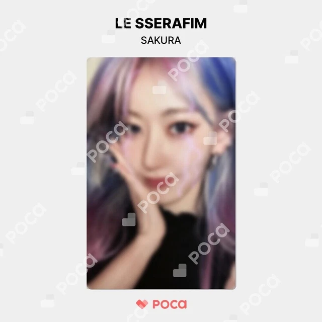 [LE SSERAFIM SAKURA] Album CRAZY Vol.1 Photocard Officielle EUR 13,09 - PicClick FR