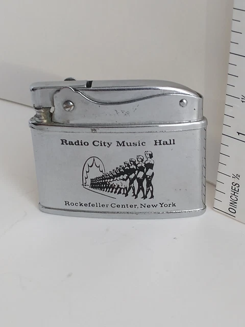 VINTAGE LIGHTER, RADIO City Music Hall, Rockefeller Center NY, Nation ...