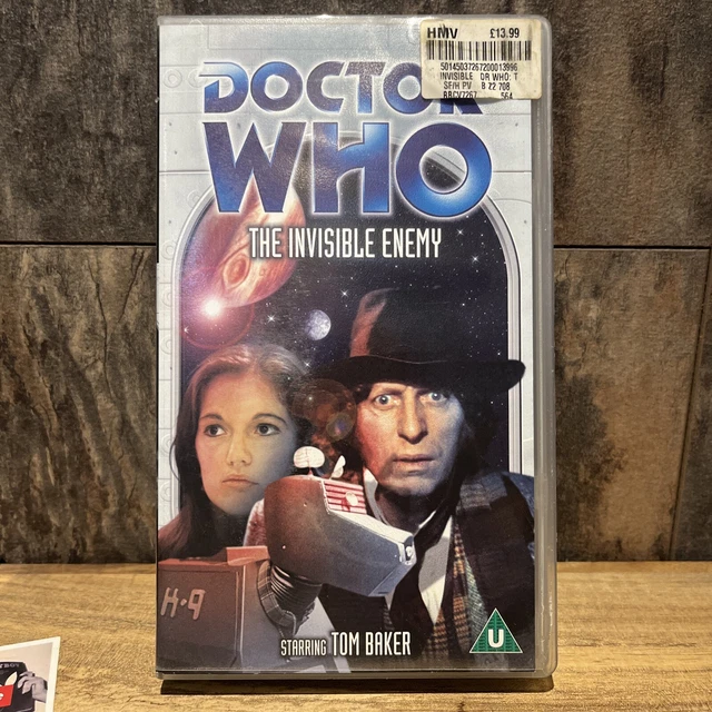 DOCTOR WHO: THE Invisible Enemy -Vhs- Tom Baker £9.99 - PicClick UK
