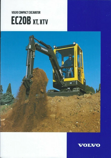 EQUIPMENT BROCHURE - Volvo - EC20B XT XTV - Compact Excavator - 2005 ...