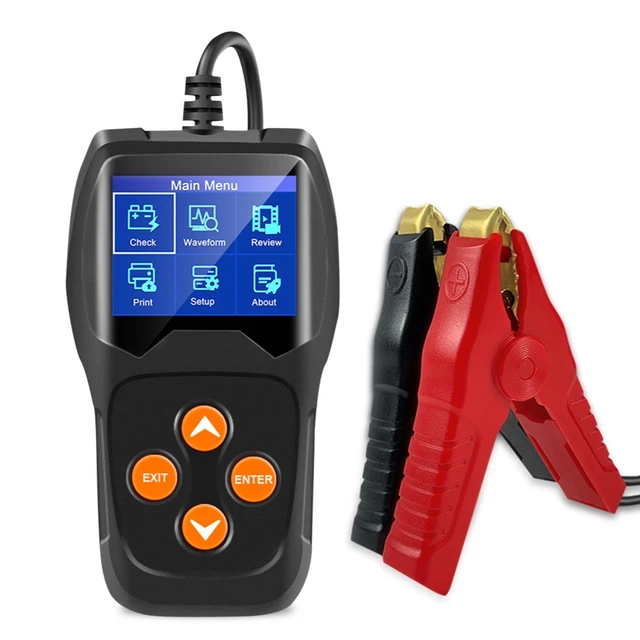 12V BATTERY TESTER Real-time Voltage Graph Cranking And Charging Modes ...