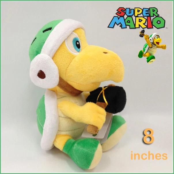 HAMMER BRO. SUPER Mario Bros Koopa Troopa Plush Toy Soft Doll Stuffed ...
